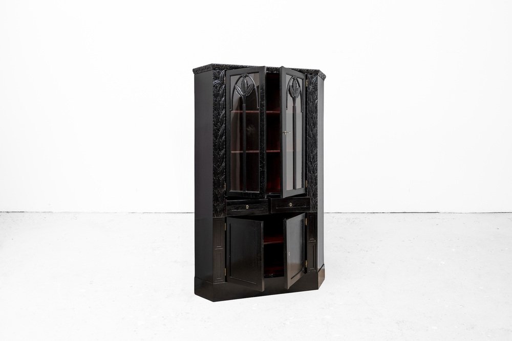Art Nouveau Corner Cabinets by Emanuel Josef Margold for August ...