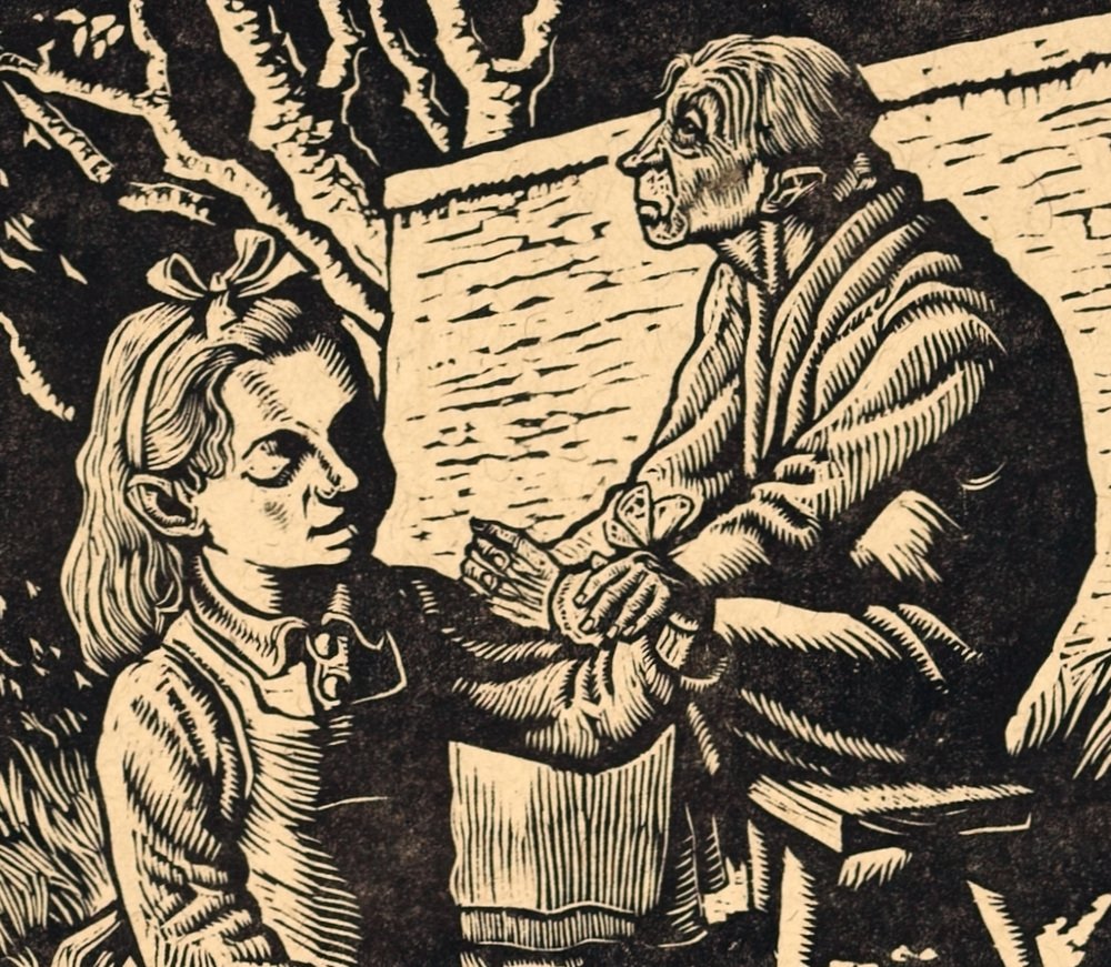 Rudolf Nehmer, Blessed Are the Spiritually Poor, 1948, Woodcut for sale ...