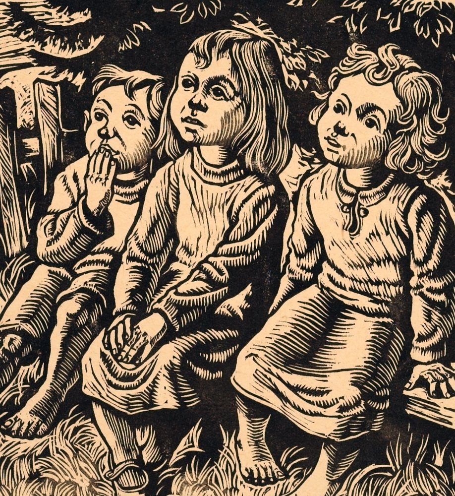 Rudolf Nehmer, Blessed Are the Pure in Heart, 1948, Woodcut for sale at ...