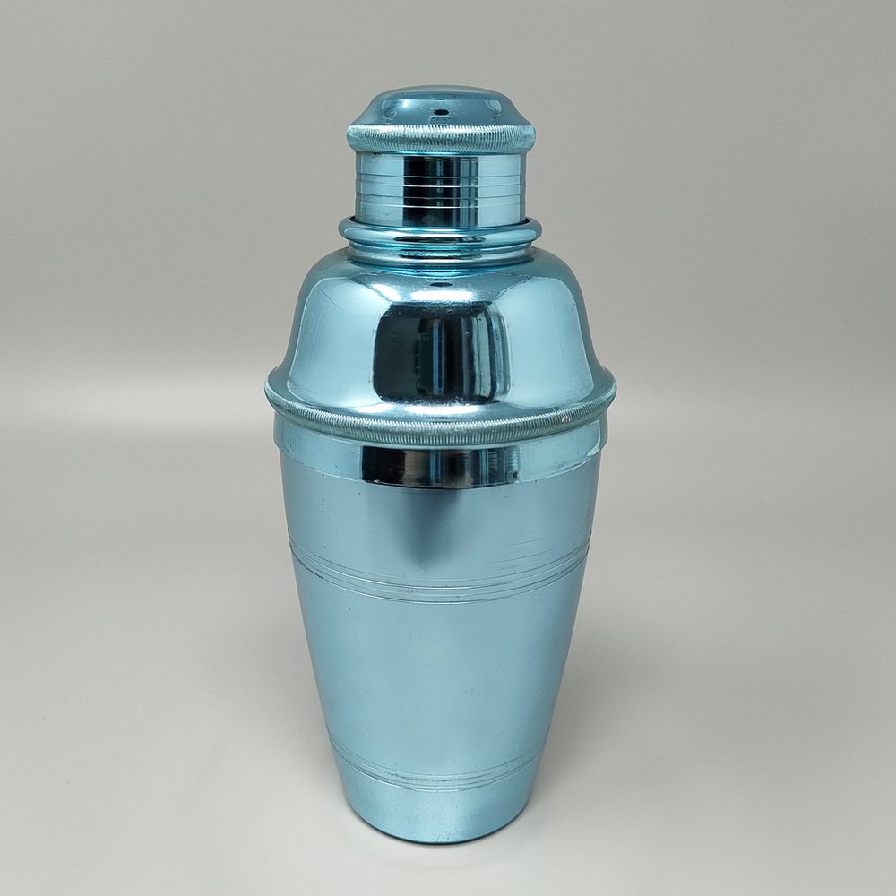 Light Blue Aluminum Cocktail Shaker from Lumium, England, 1960s for ...