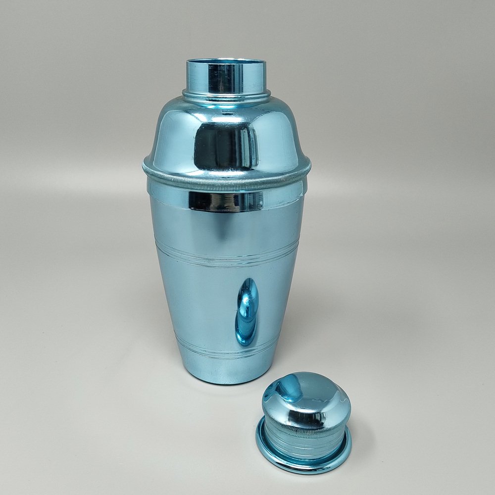 Light Blue Aluminum Cocktail Shaker from Lumium, England, 1960s for ...