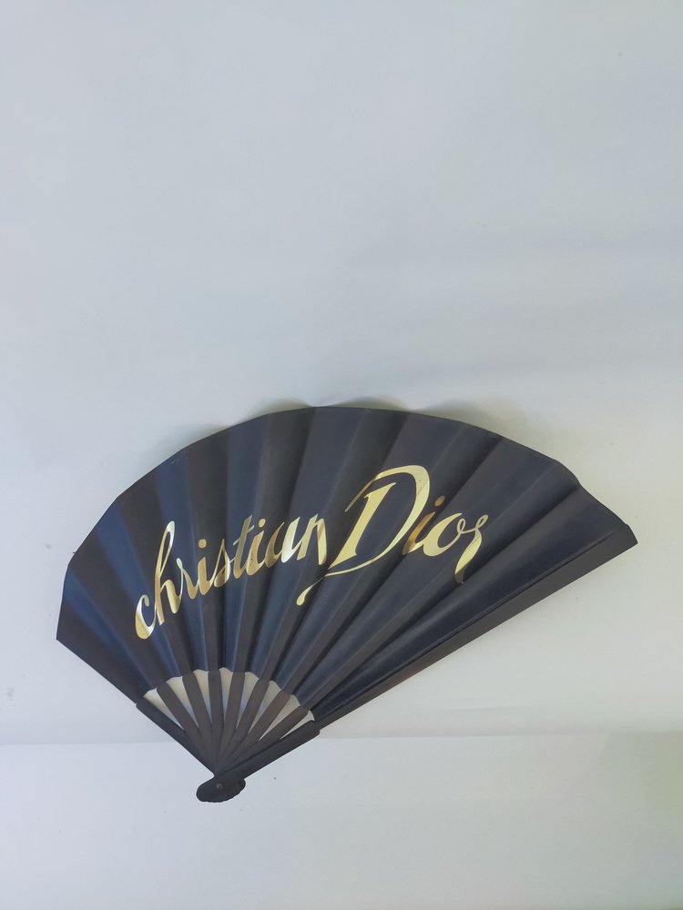 Black and Gold Fan by Christian Dior for Christian Dior, 2007 for sale ...