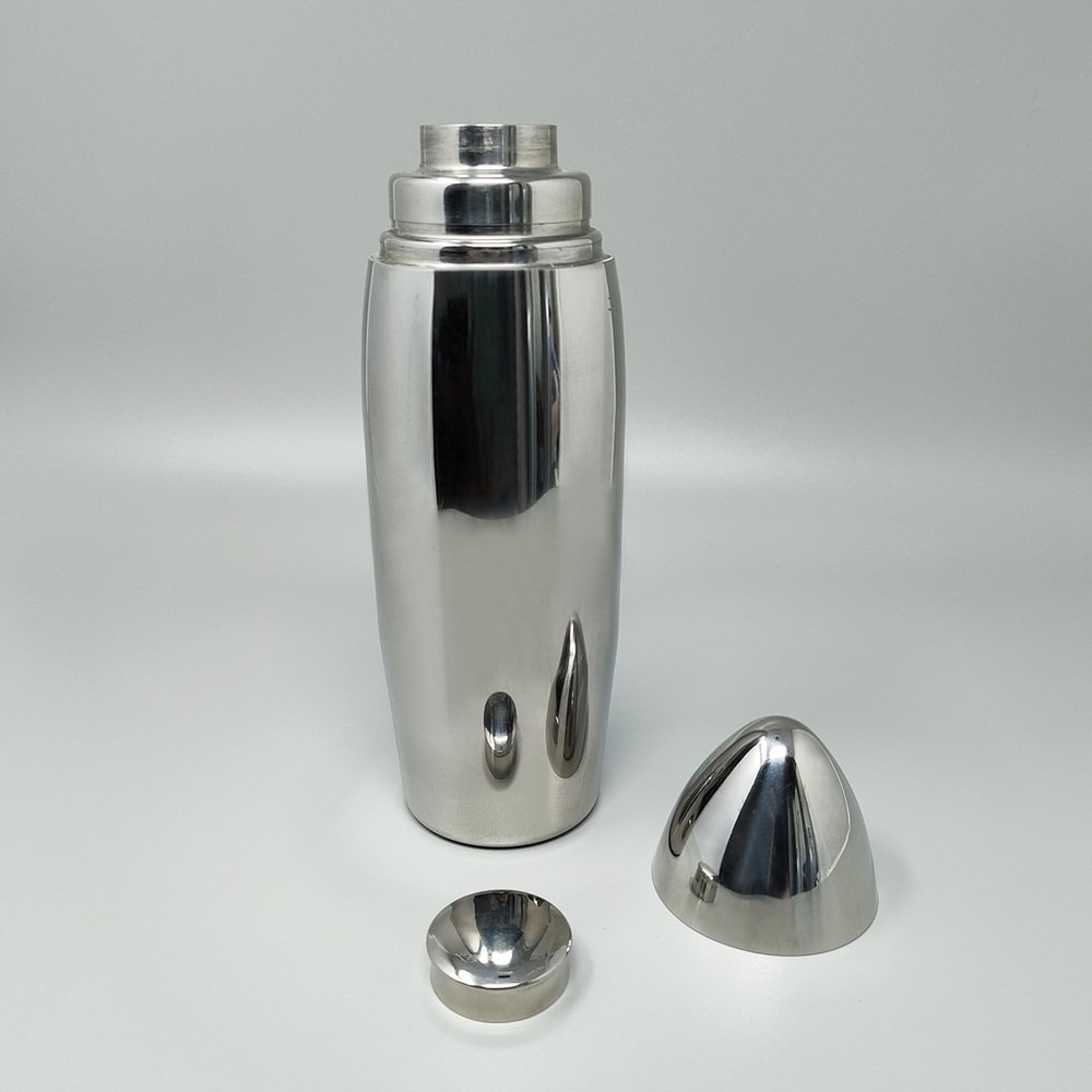 Cocktail Shaker Bullet in Stainless Steel, Italy, 1960s for sale at Pamono