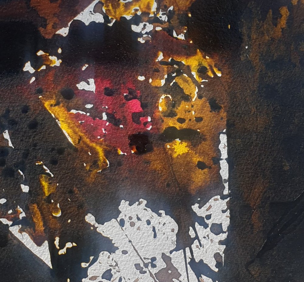 Christian Feltin, Alchemy, 2022, Acrylic and Watercolour for sale at Pamono