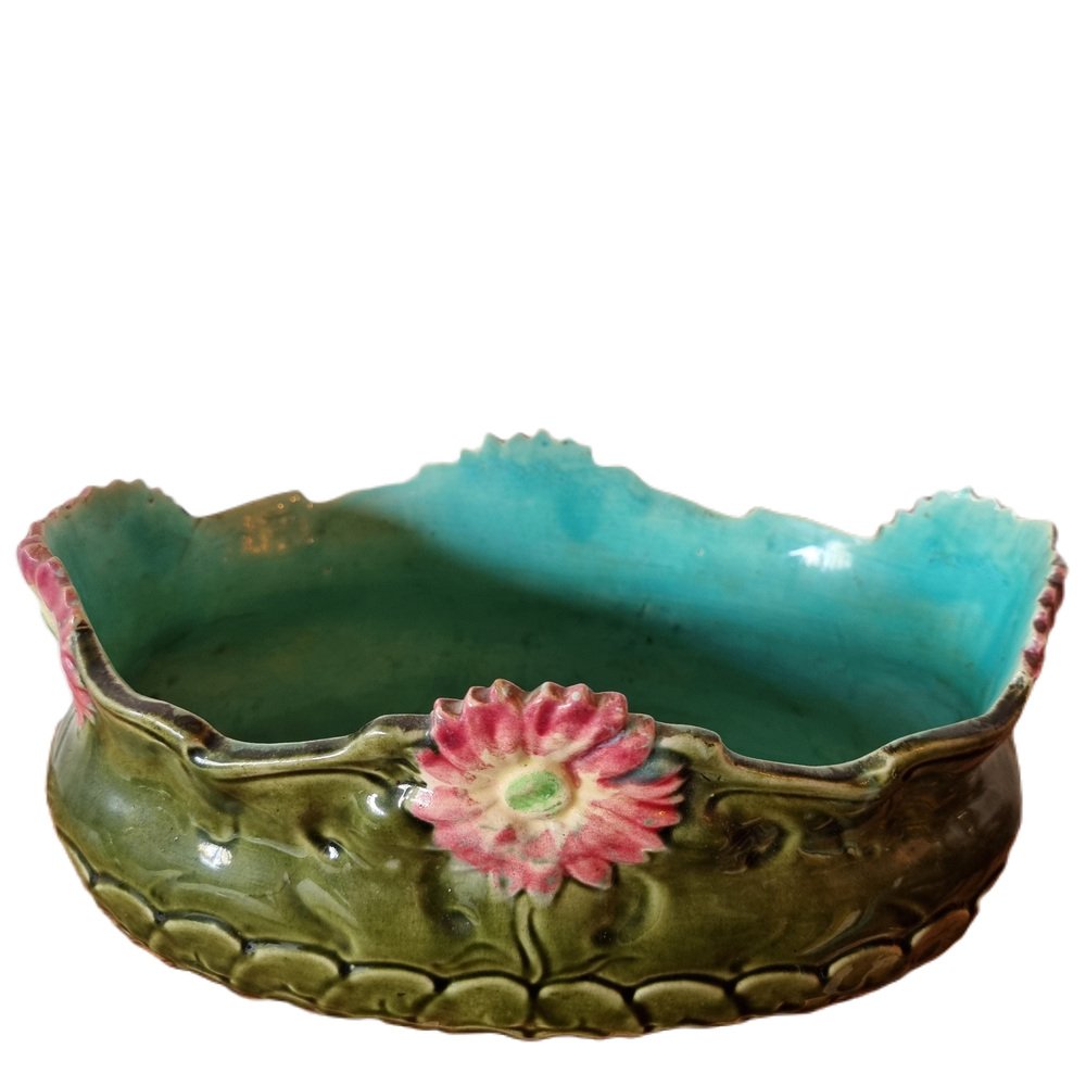 French Barbotine Flower Pot, 1890s for sale at Pamono