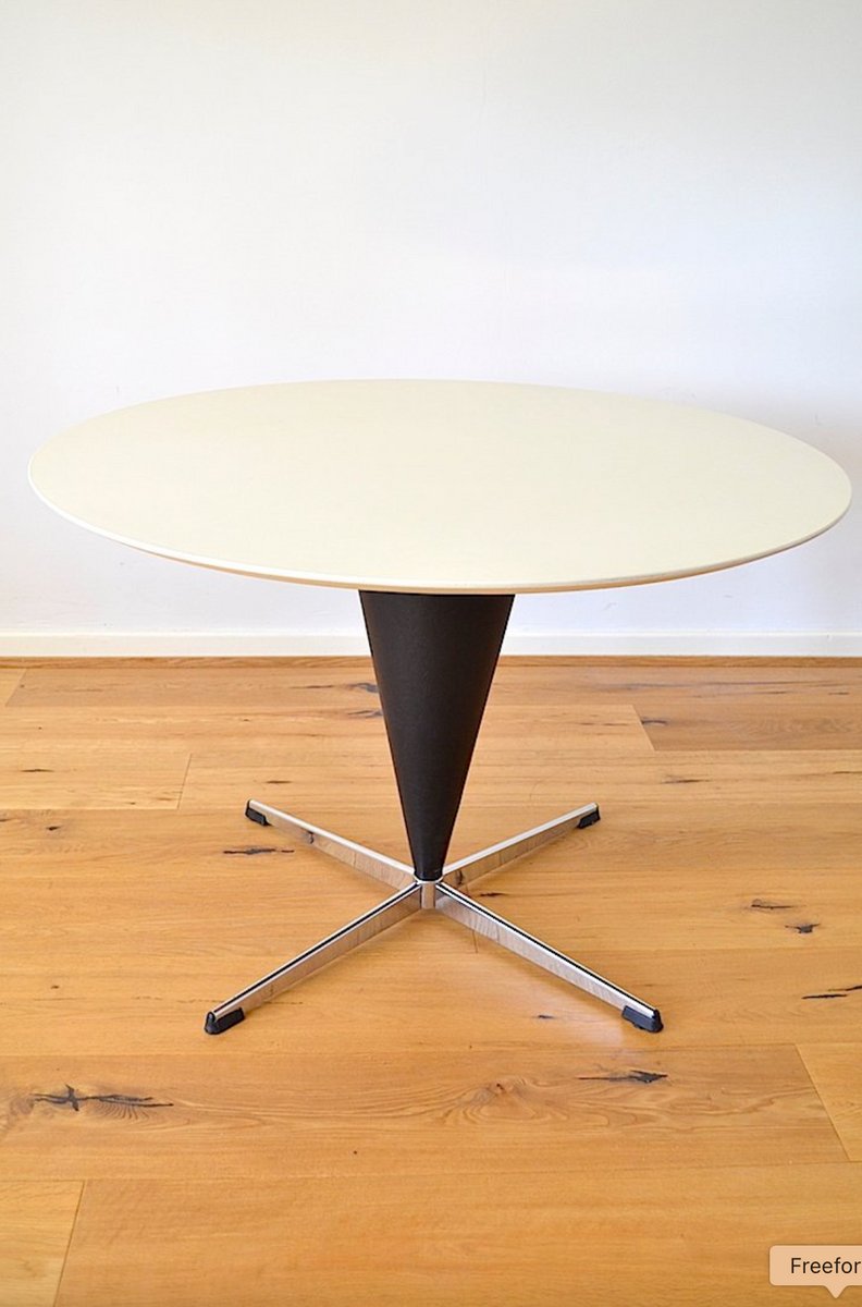 German Cone Dining Table by Verner Panton for Gebr. Nehl, 1950s for ...