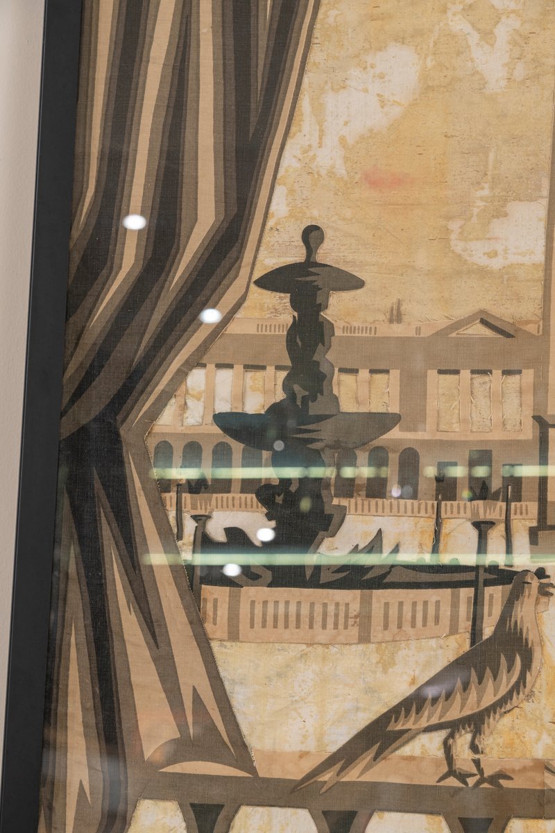 Collage on Fabrics by Jean Picart Le Doux, 1950s for sale at Pamono