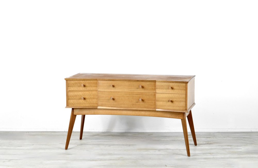Mid-Century Modern Walnut Sideboard by Alfred Cox, 1960s for sale at Pamono
