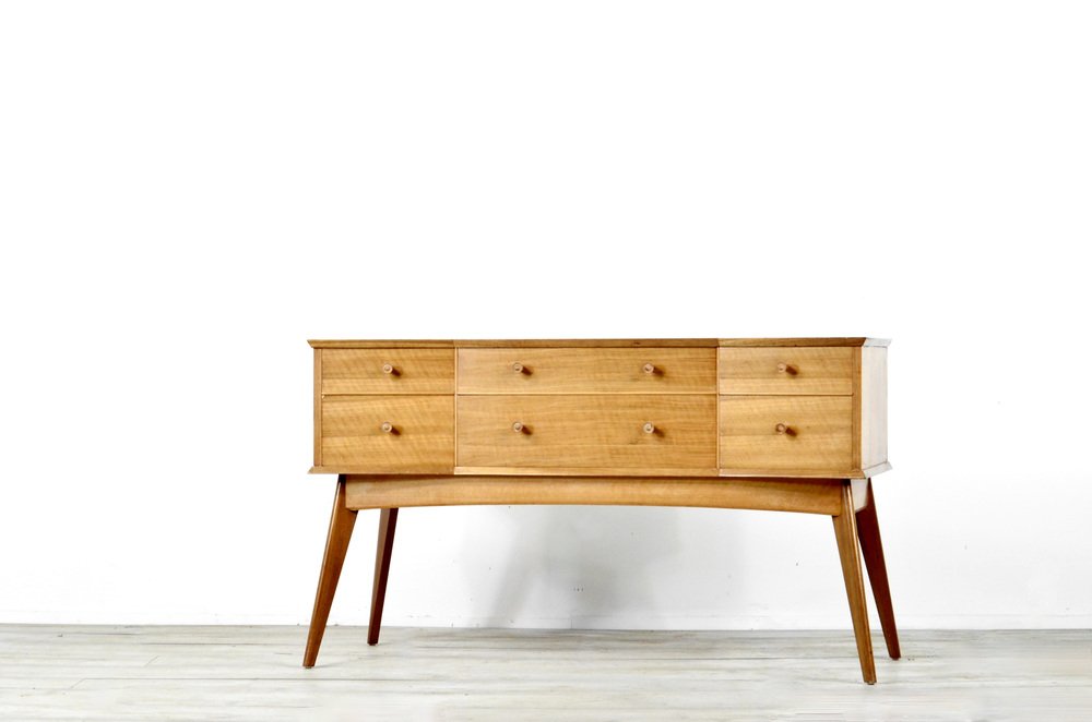 Mid-Century Modern Walnut Sideboard by Alfred Cox, 1960s for sale at Pamono