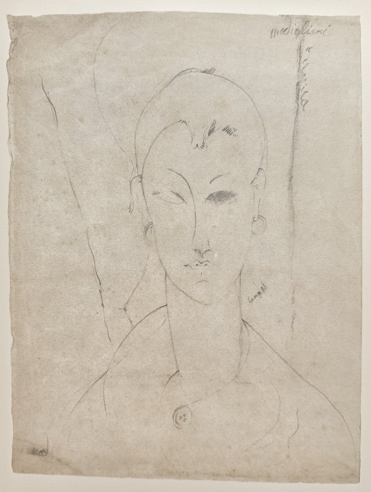 A. Modigliani, Ritratto di Donna / Portrait of a Woman, Lithograph for ...