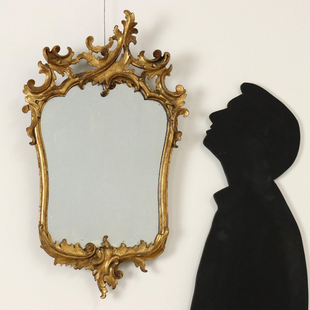 Rococo Gilt Framed Mirror for sale at Pamono