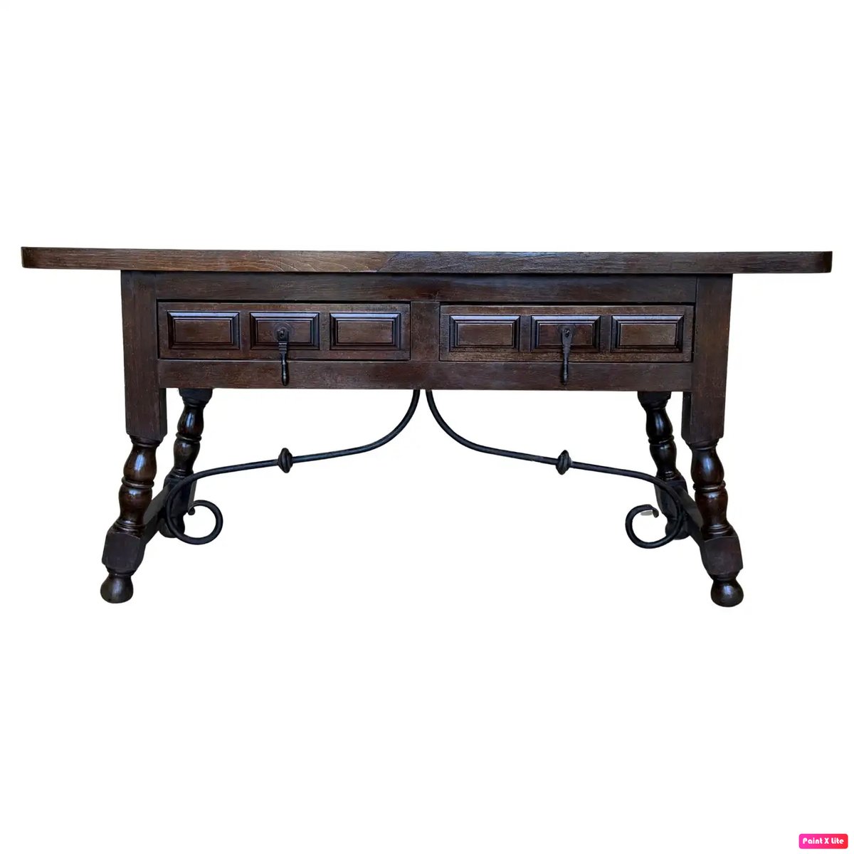 Spanish Rectangular Coffee Table, 1900 for sale at Pamono
