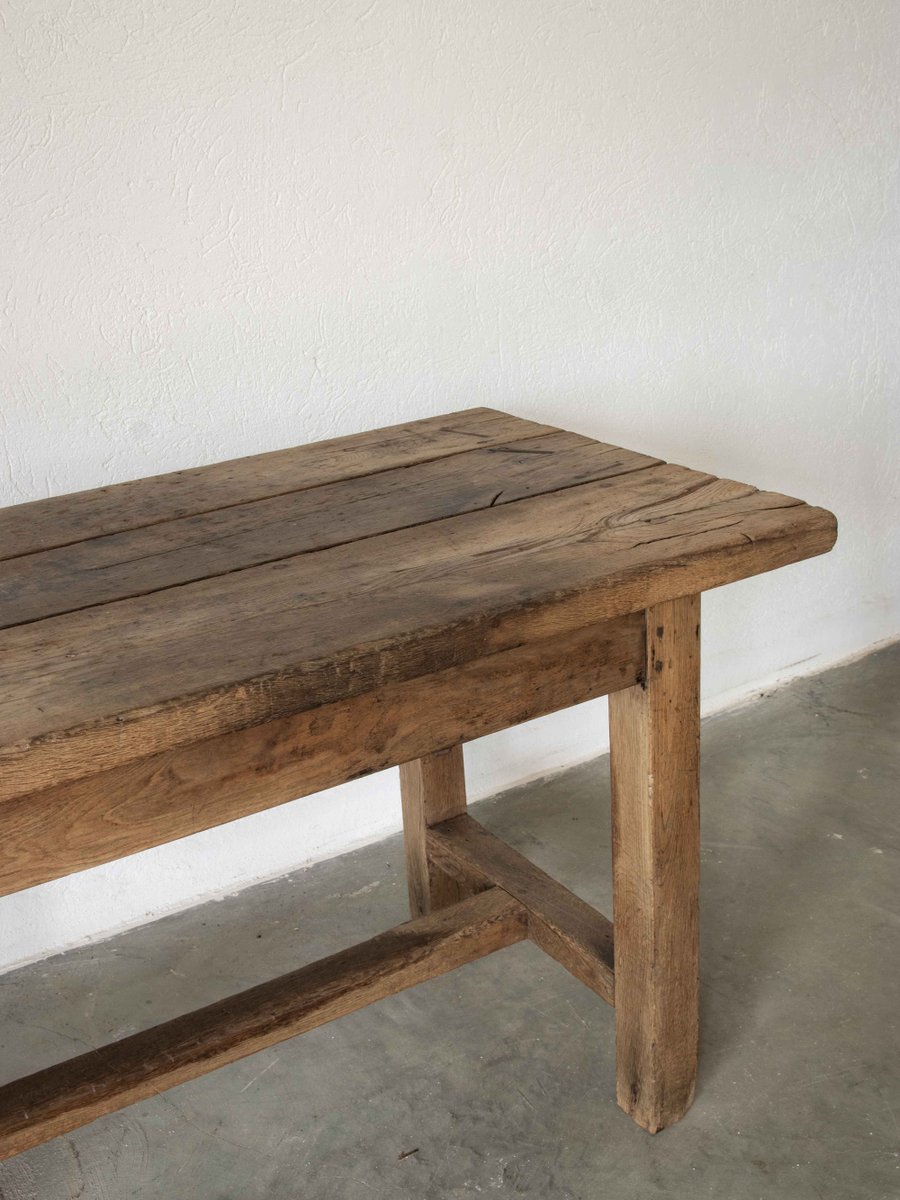 Antique Chestnut Console Table, 1890s for sale at Pamono