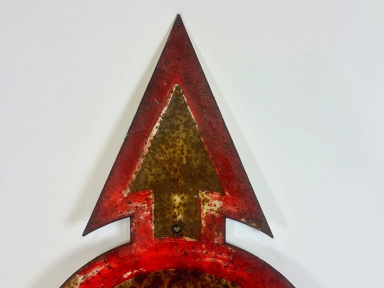 Antique German Military Road Sign, 1940s for sale at Pamono