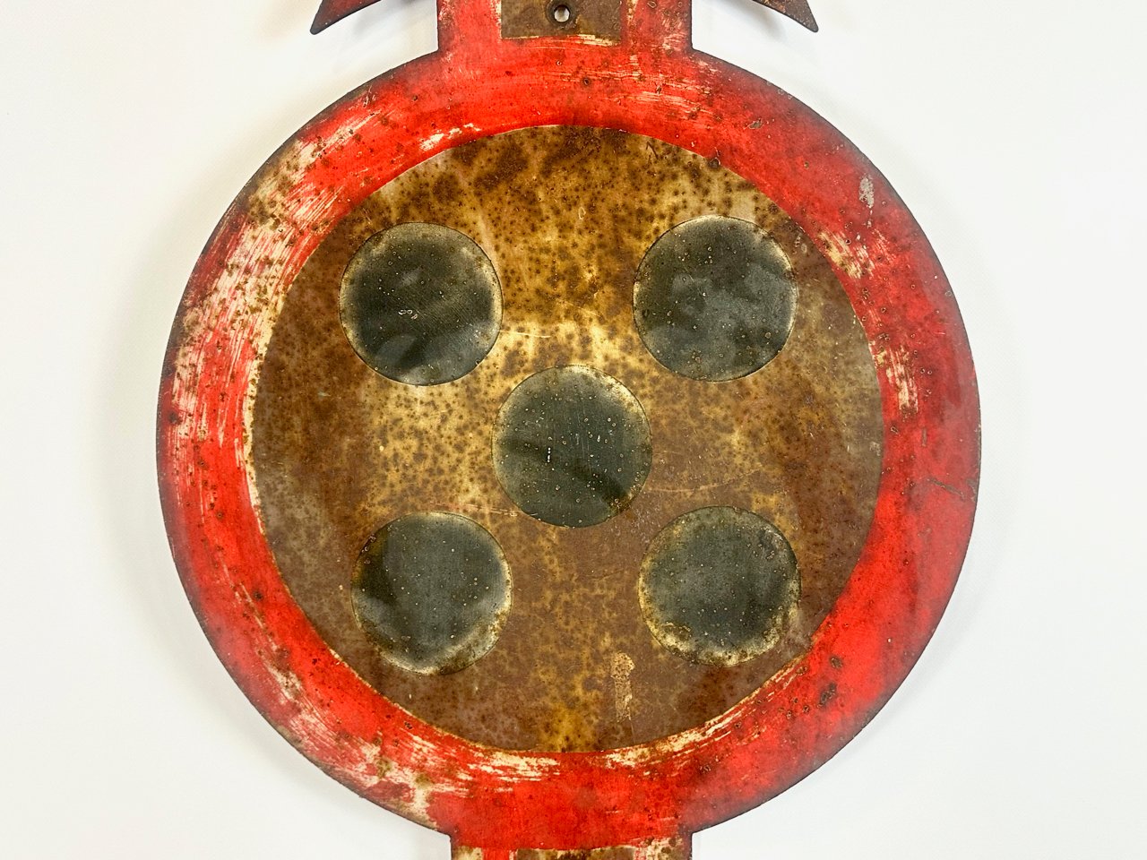 Antique German Military Road Sign, 1940s for sale at Pamono