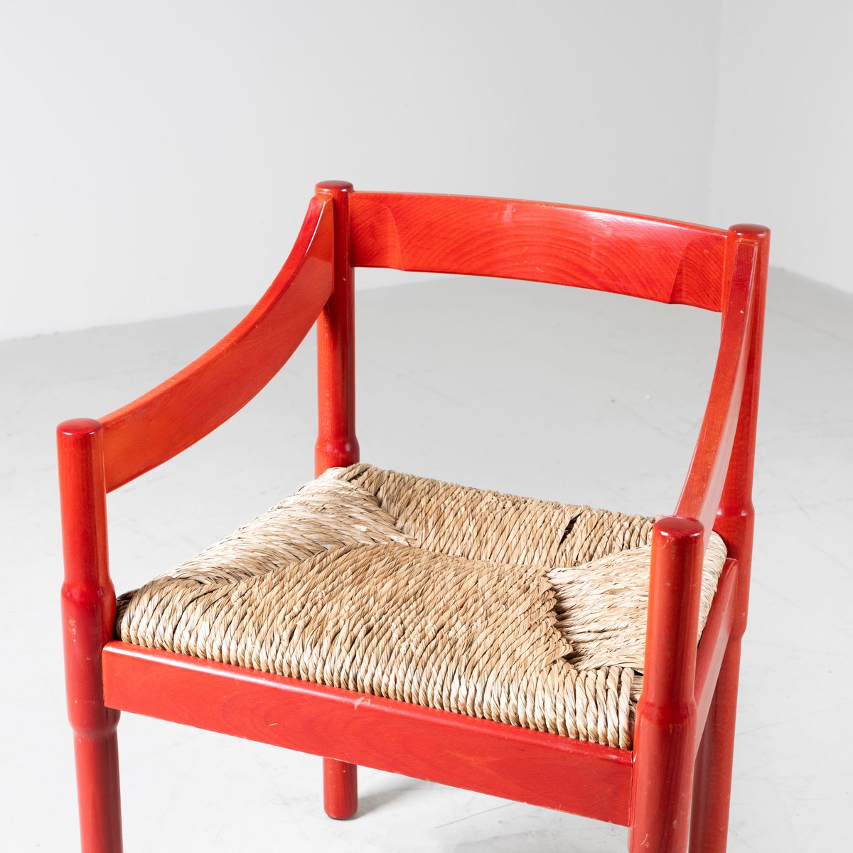 Vintage Carimate Chairs by Vico Magistretti for Cassina, 1959, Set of 8 ...