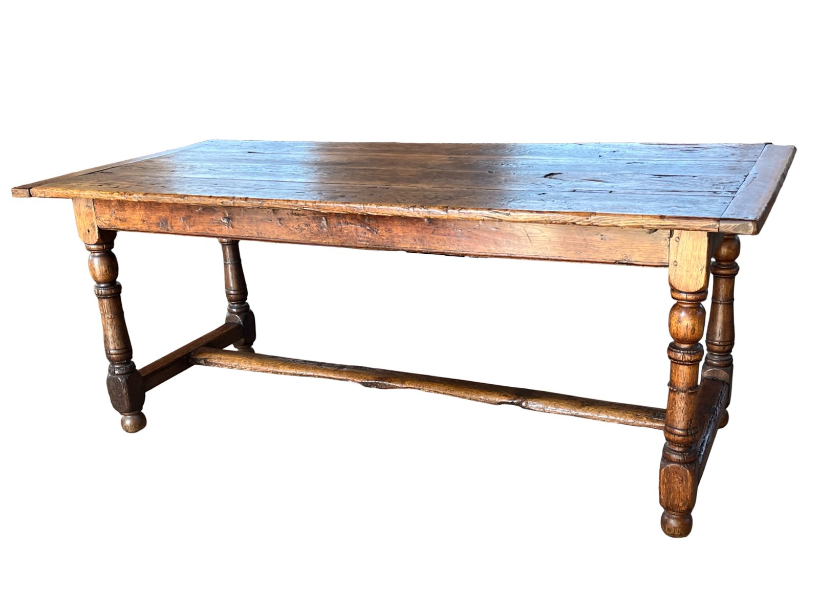 French Oak Dining Table, 1800s for sale at Pamono