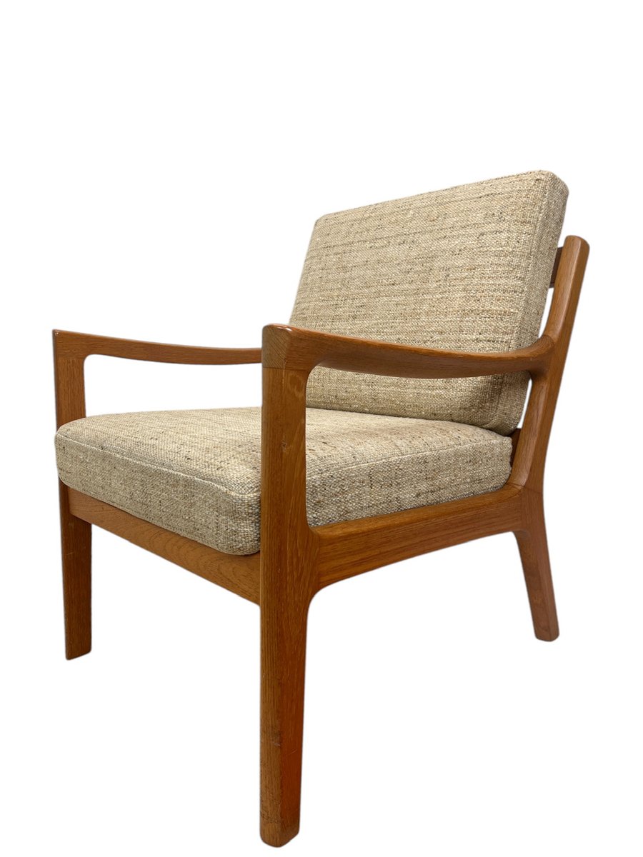 Vintage Easy Chair by Ole Wanscher for Peter Jeppesen Møbelfarbik ...