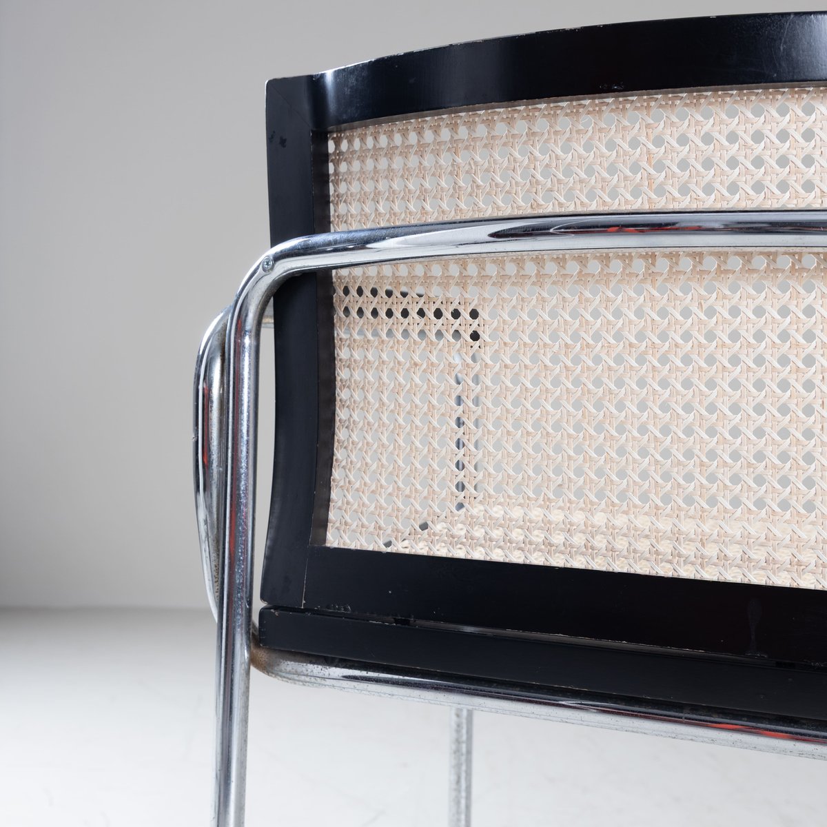 Vintage Chairs in Tubular and Vienna Straw by Marcel Breuer for Gavina ...