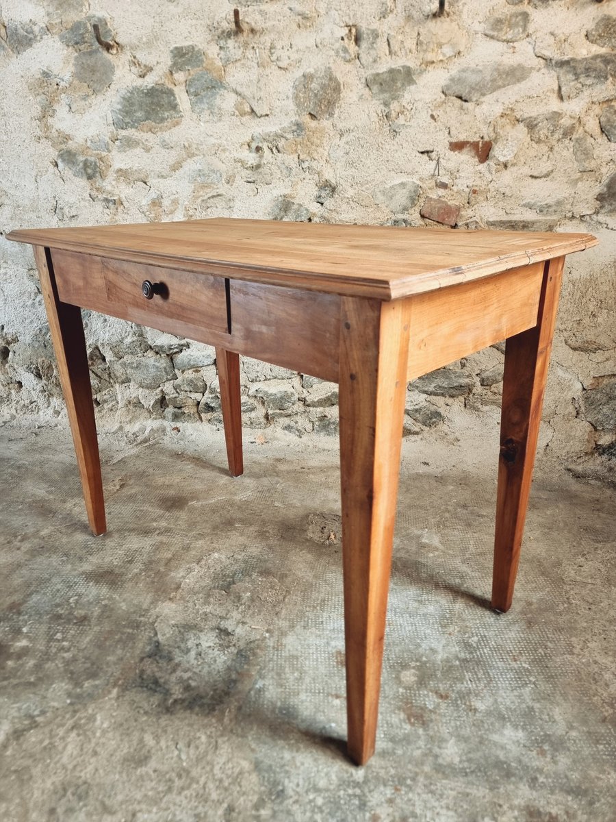 Antique French Table in Cherry Wood, 1920s for sale at Pamono