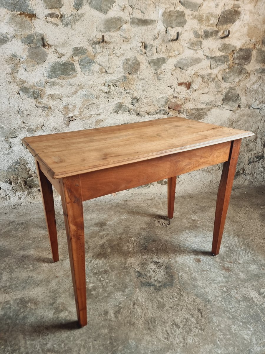 Antique French Table in Cherry Wood, 1920s for sale at Pamono