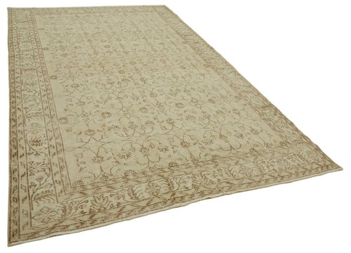 Large Vintage Beige Rug for sale at Pamono