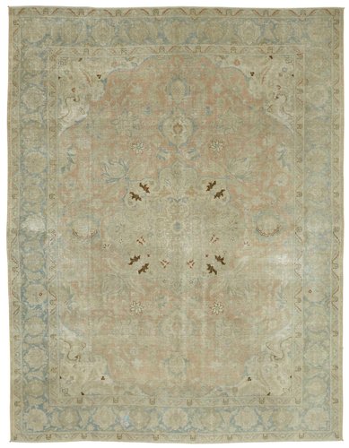 Large Vintage Beige Rug for sale at Pamono