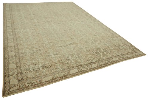 Large Vintage Beige Rug for sale at Pamono