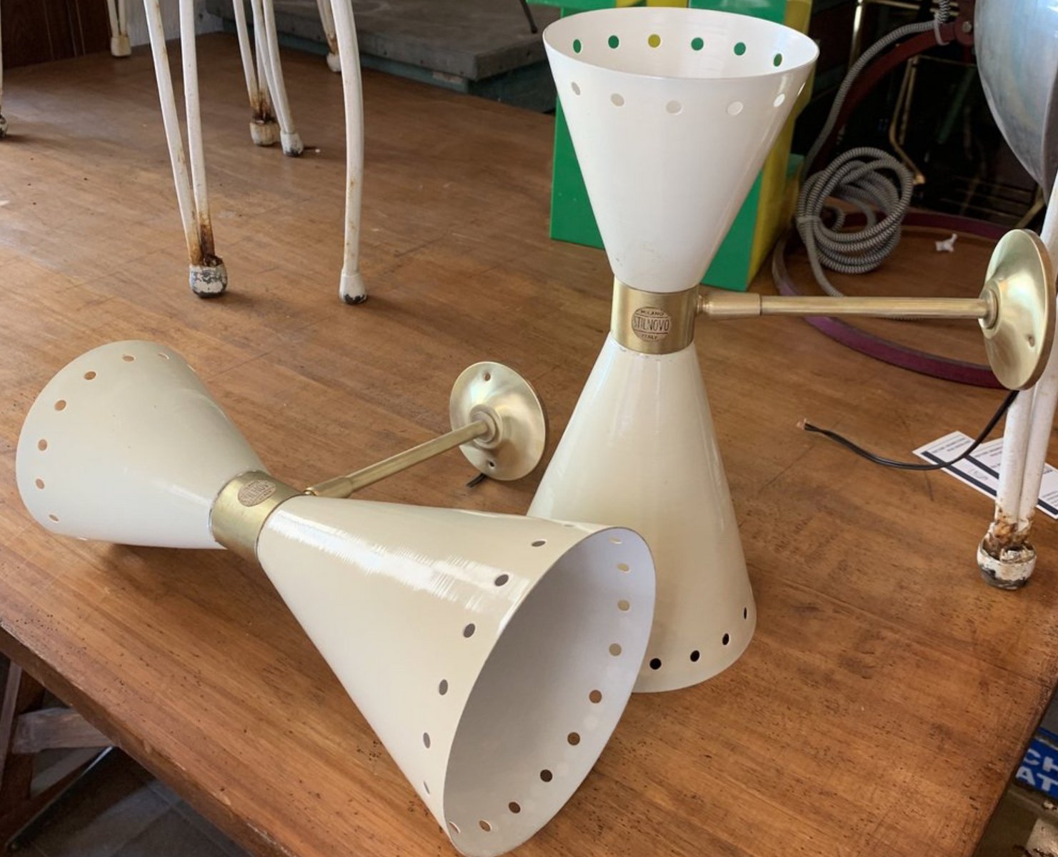 Diablo Model Wall Light from Stilnovo, 1950s for sale at Pamono