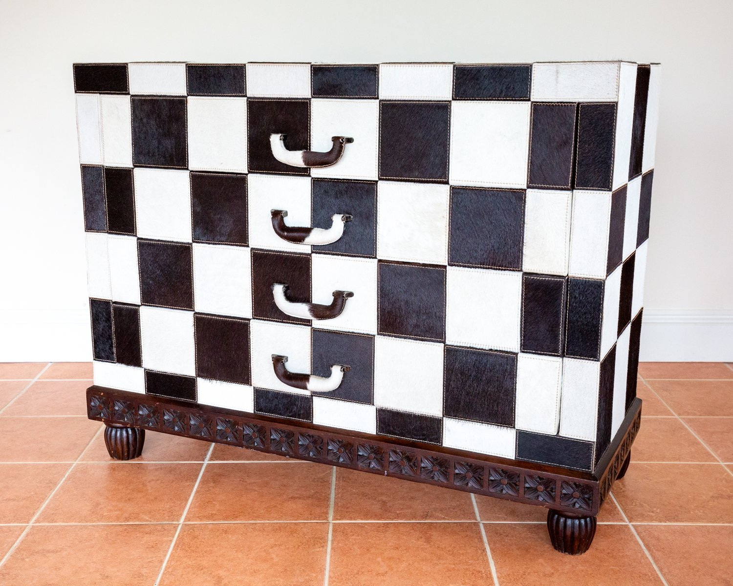 Checkerboard Chest of Drawers for sale at Pamono