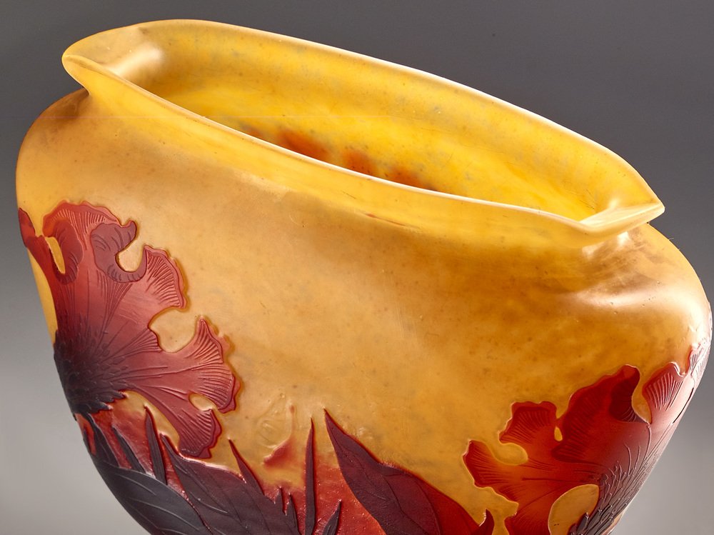 Art Nouveau Vase by Jean Daum, 1900s for sale at Pamono