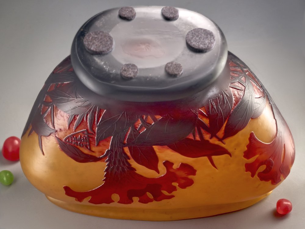 Art Nouveau Vase by Jean Daum, 1900s for sale at Pamono