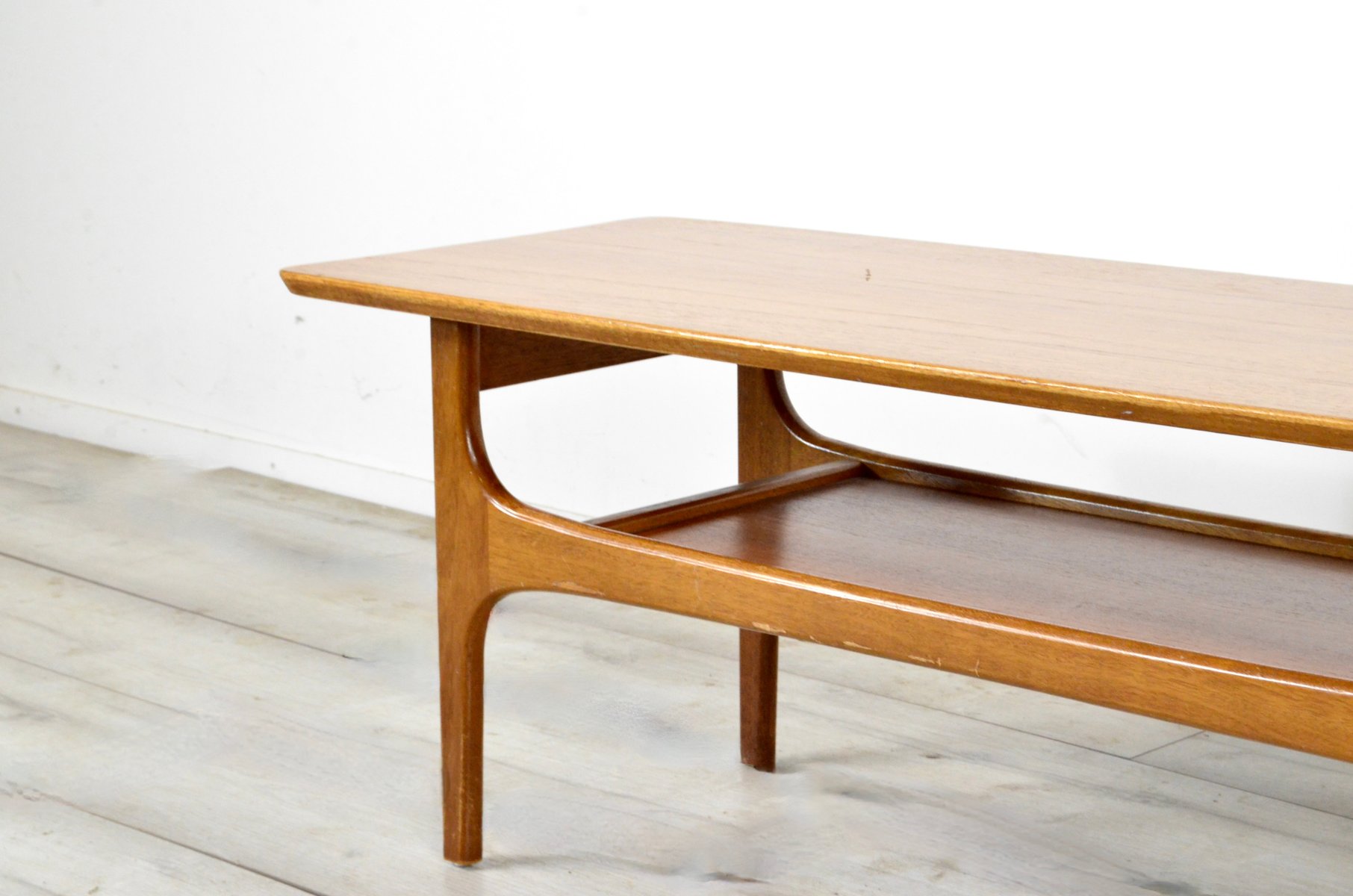 Mid-Century Modern Two-Tier Coffee Table in Teak from Jentique, 1960s ...