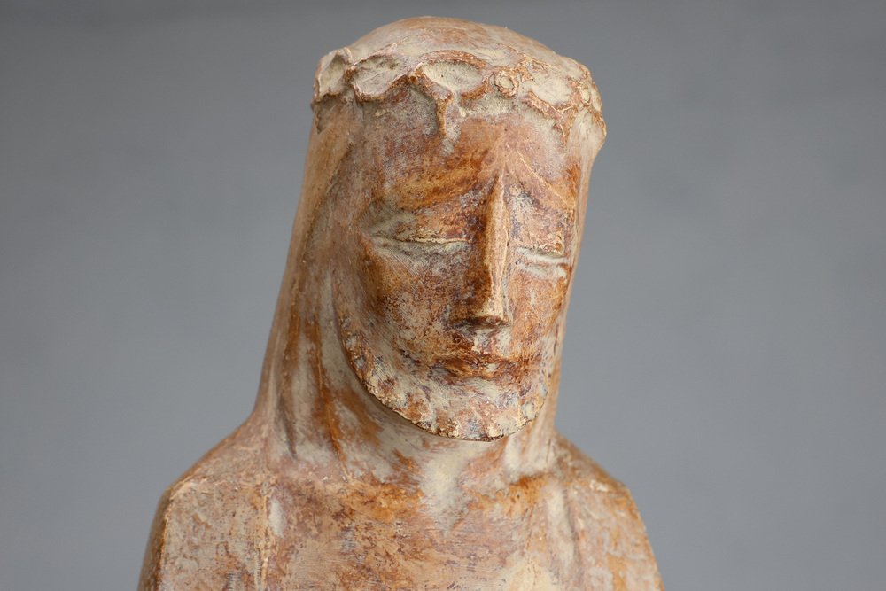 André Teackens, Art Deco Style Religious Statue of Jesus Christ, 1920s ...