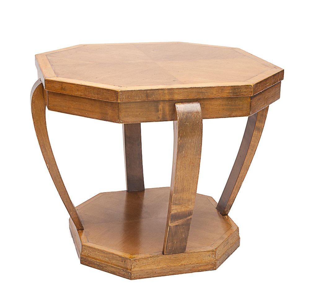 Art Deco Pedestal Tables, 1980s, Set of 2 for sale at Pamono