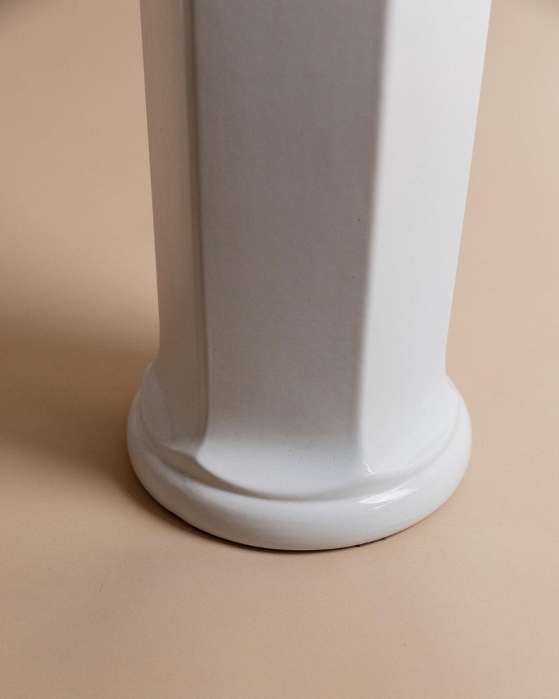 Vintage Ceramic Column Plant Stand, Italy, 1970s for sale at Pamono