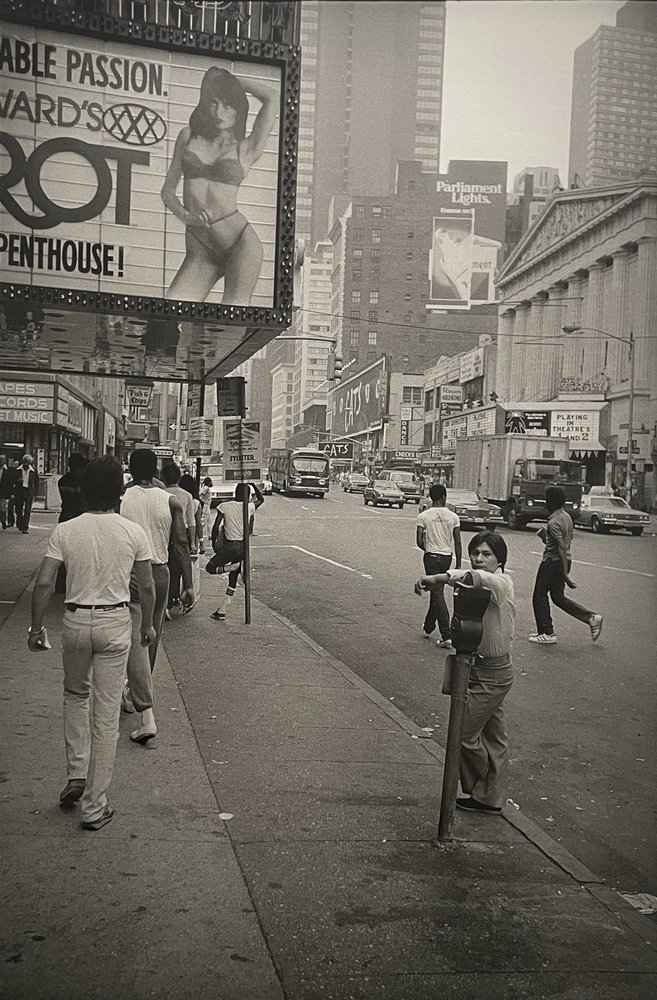 Claude Vesco, New York, Manhattan Downtown, 1982, Silberdruck bei Pamono kaufen
