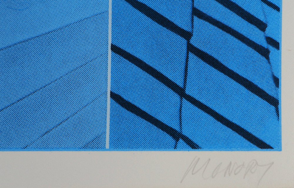 Jacques Monory, Young Girl at the Window, Original Signed Silkscreen ...