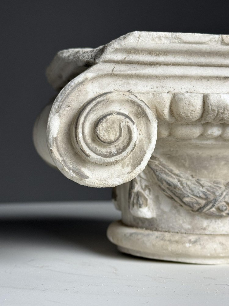 Ionic Hand Carved Marble Capital for sale at Pamono
