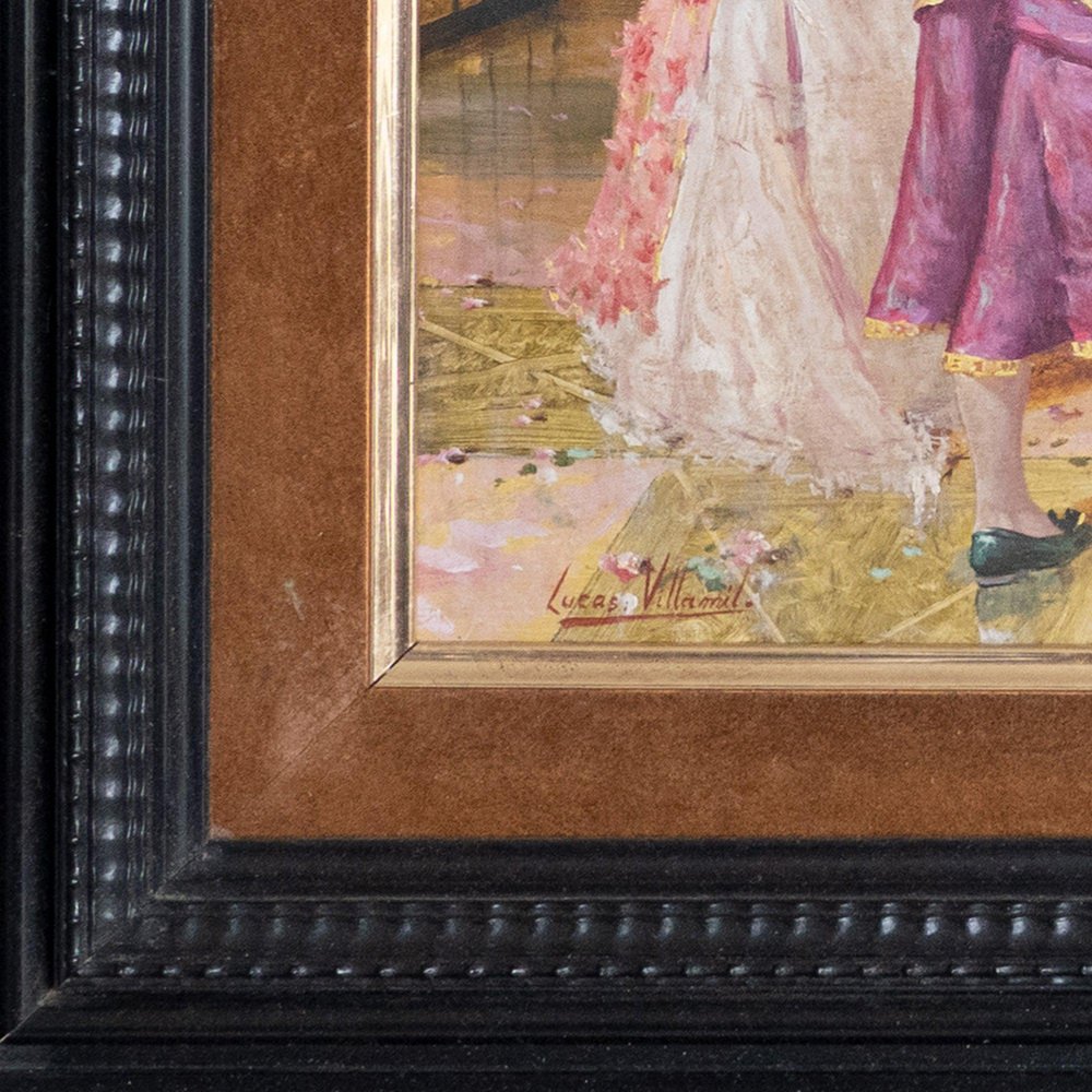 Eugenio Lucas Villamil, Baroque Church Ceremony, Oil on Panel for sale ...