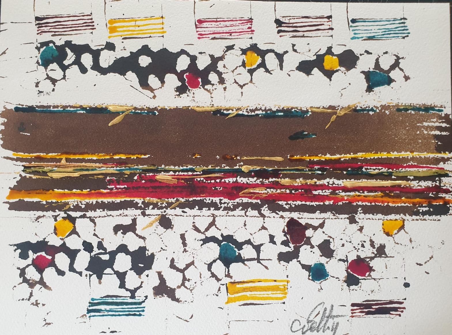 Christian Feltin, Bandwidth, 2022, Acrylic for sale at Pamono