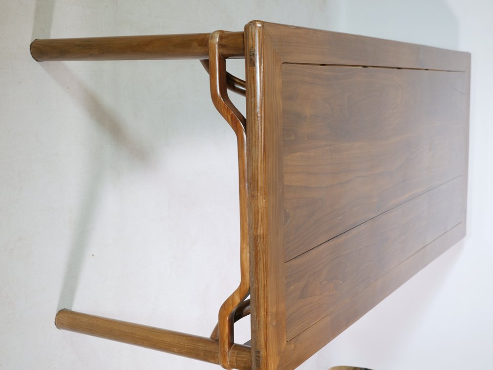 19th Century Qing Dynasty China Wood Dining Table for sale at Pamono