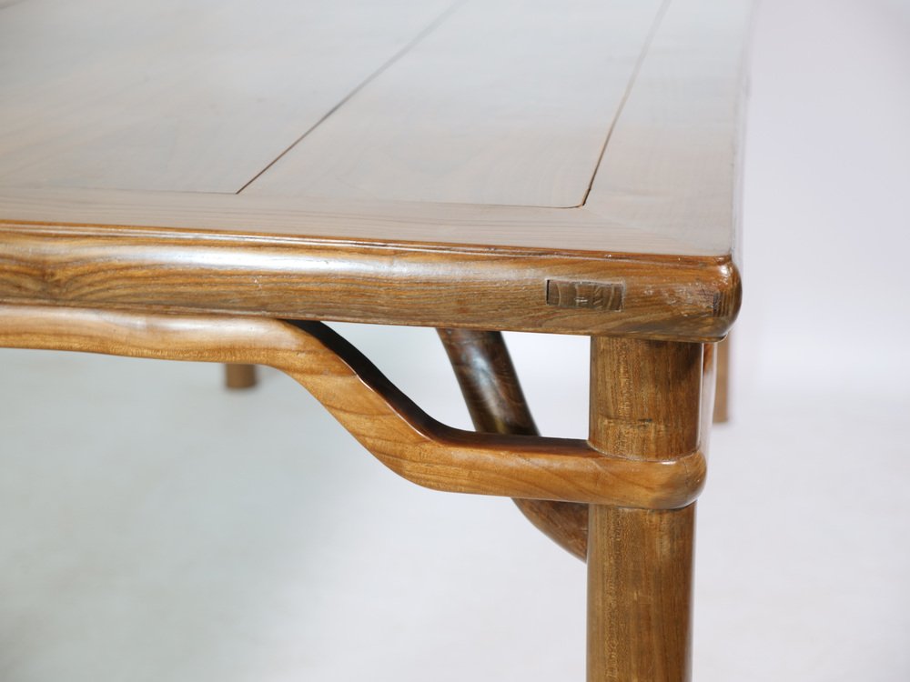 19th Century Qing Dynasty China Wood Dining Table for sale at Pamono