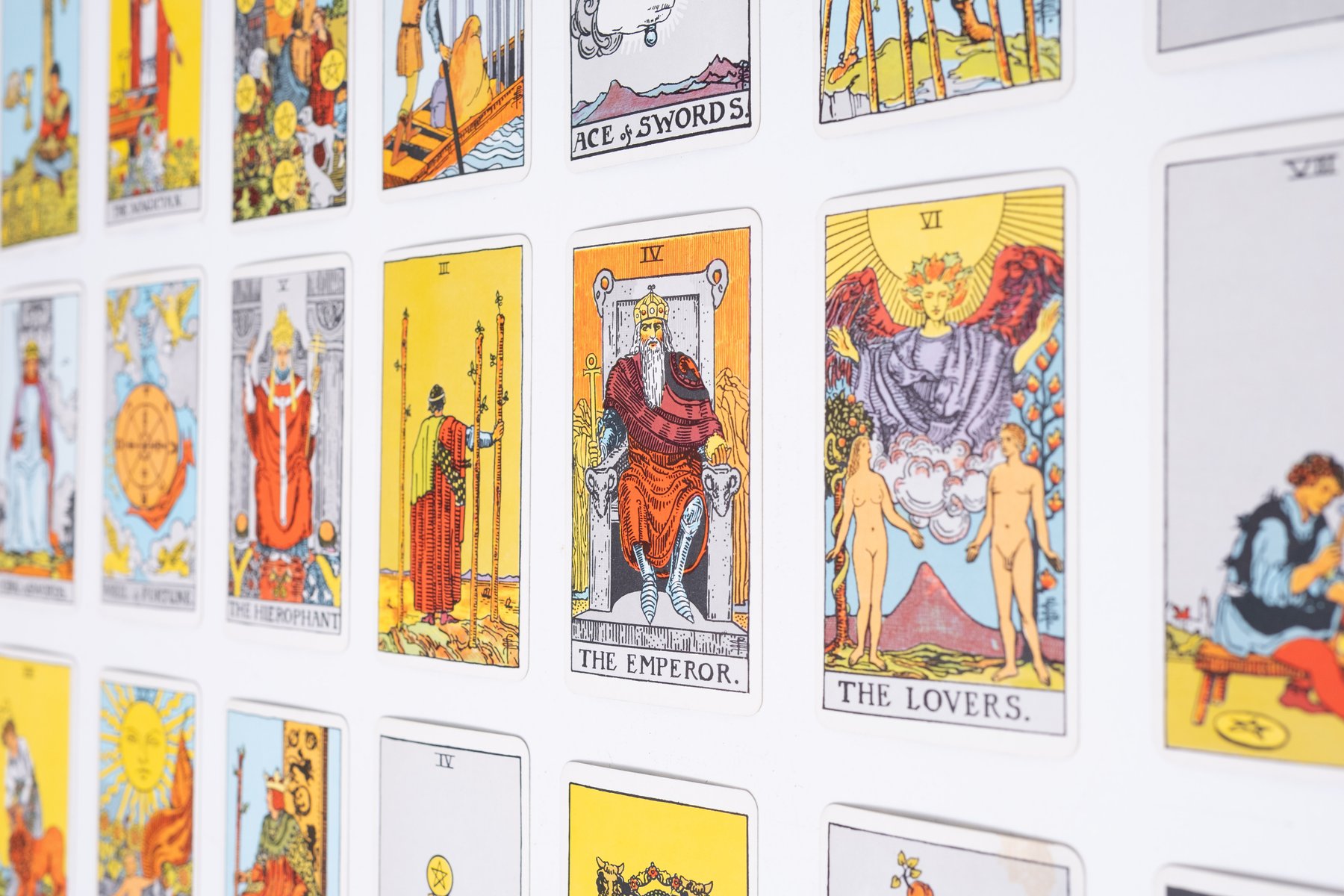 Blaues Rider Waite Tarot von Rider & Co., 1977 bei Pamono kaufen