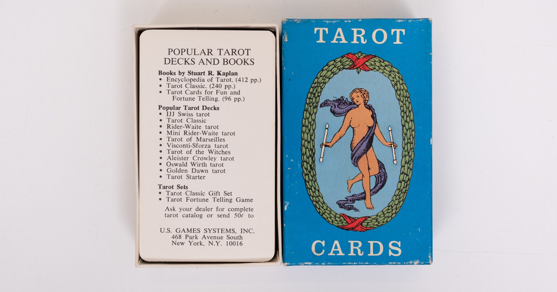 Rider Waite Blue Box Tarot from Rider & Co., 1977 for sale at Pamono