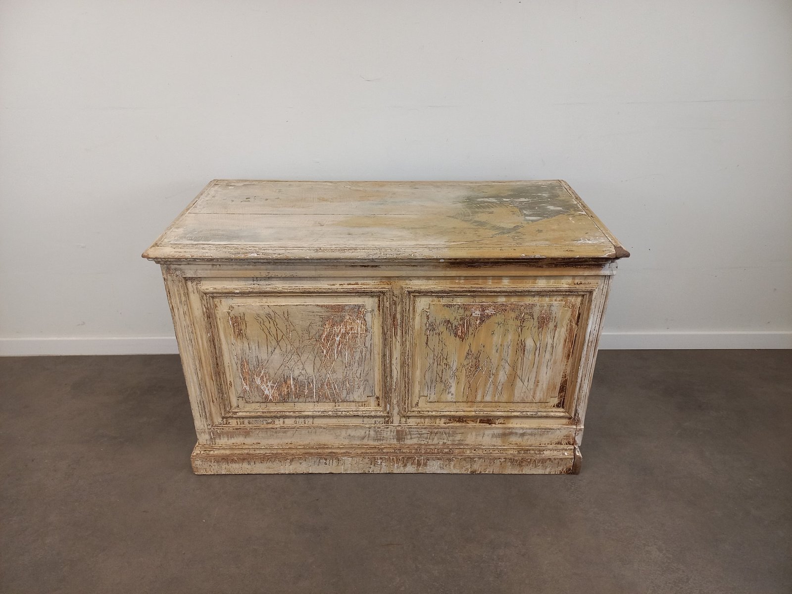 Weathered Bank with Sliding Doors, 1930s for sale at Pamono