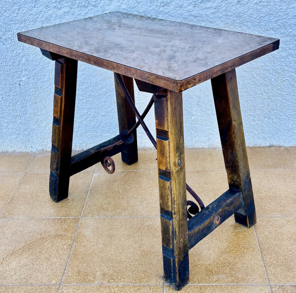 Vintage Castilian Worktable, 1950s for sale at Pamono