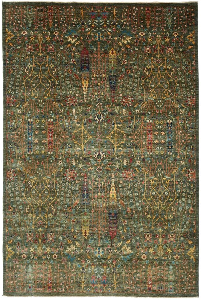 Samarkand High Knot Density Hand-Knotted Rug for sale at Pamono