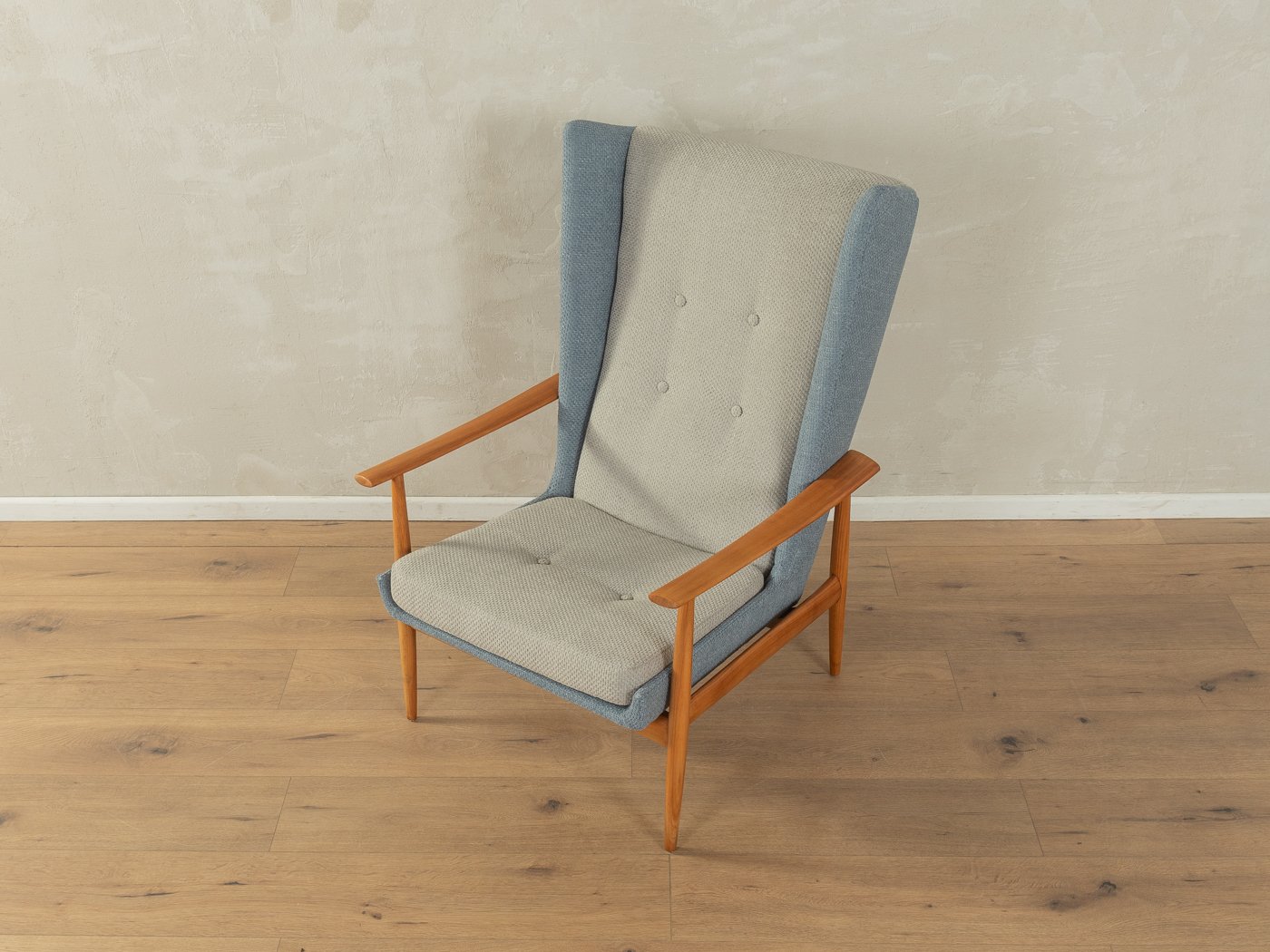 Two-Toned Wing Chair, 1950s for sale at Pamono