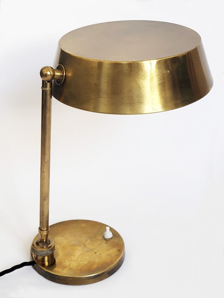 Mid-Century Italian Brass Table Lamp by Oscar Torlasco, 1960s for sale ...